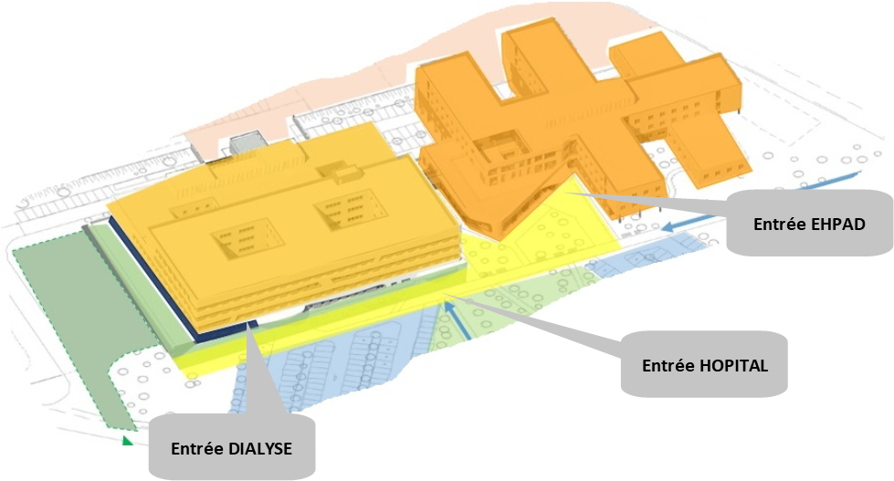 Plans de l'hôpital - Centre hospitalier Bugey Sud
